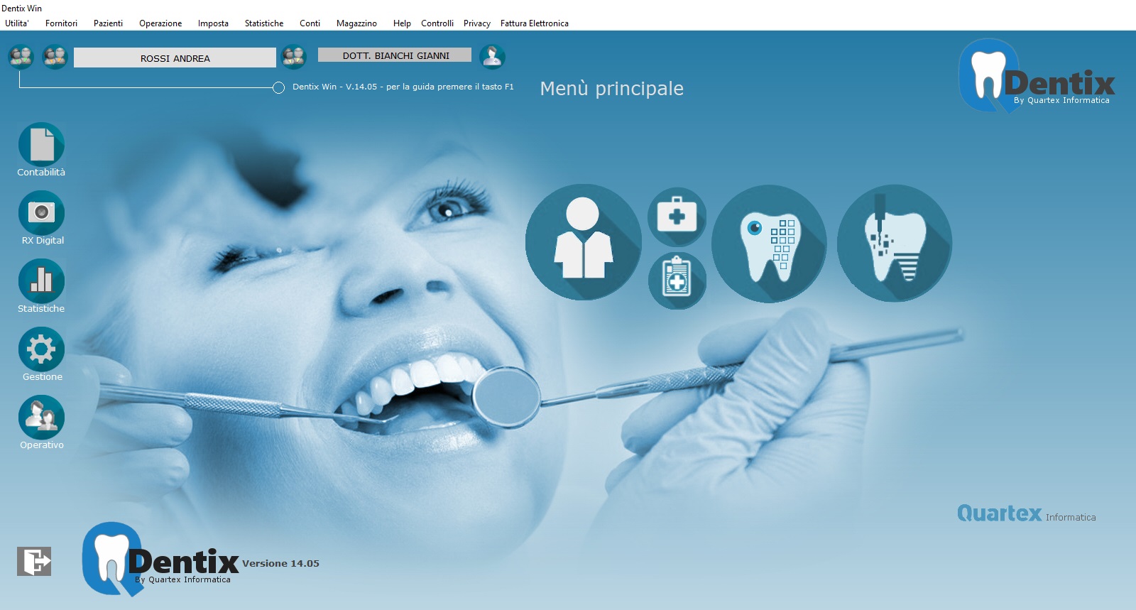 Programma per studi odontoiatrici Dentix